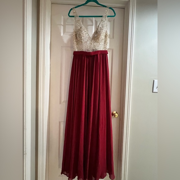 Soieblu Dresses See Thru Top Sequin Dress With Slit Poshmark
